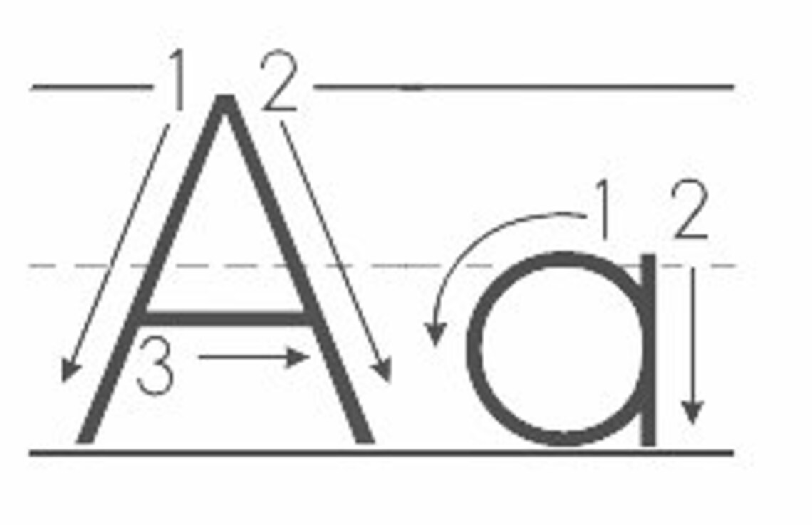 Printable Handwriting Worksheets for Homeschool 26 Alphabet - Etsy