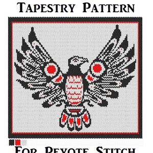Salish Eagle BEADWORK Patterns-perler + Bead Loom + Peyote + Brick ...