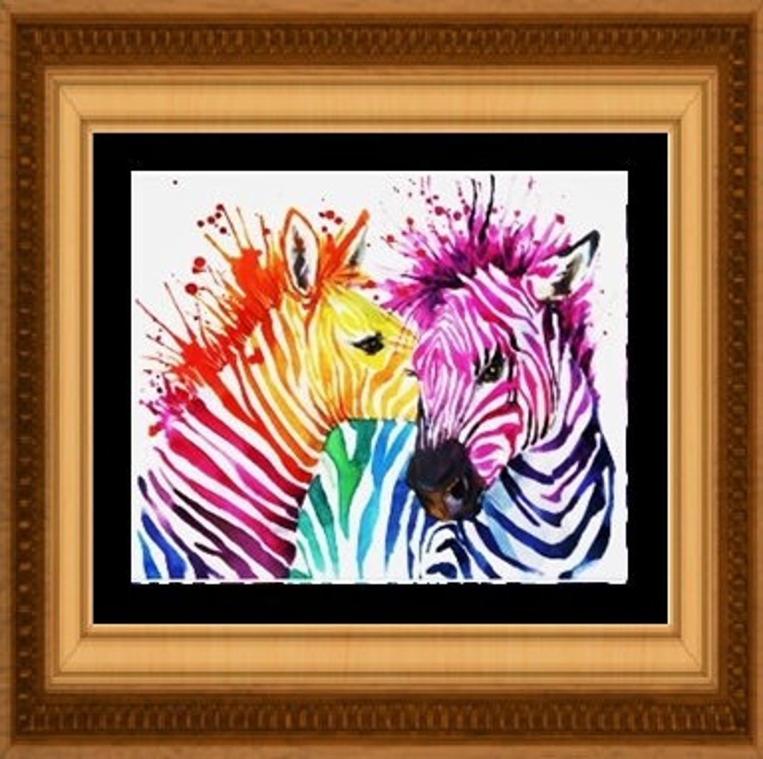 Rainbow Zebra BEADWORK Patterns-perler Bead Loom Peyote Brick Stitch ...