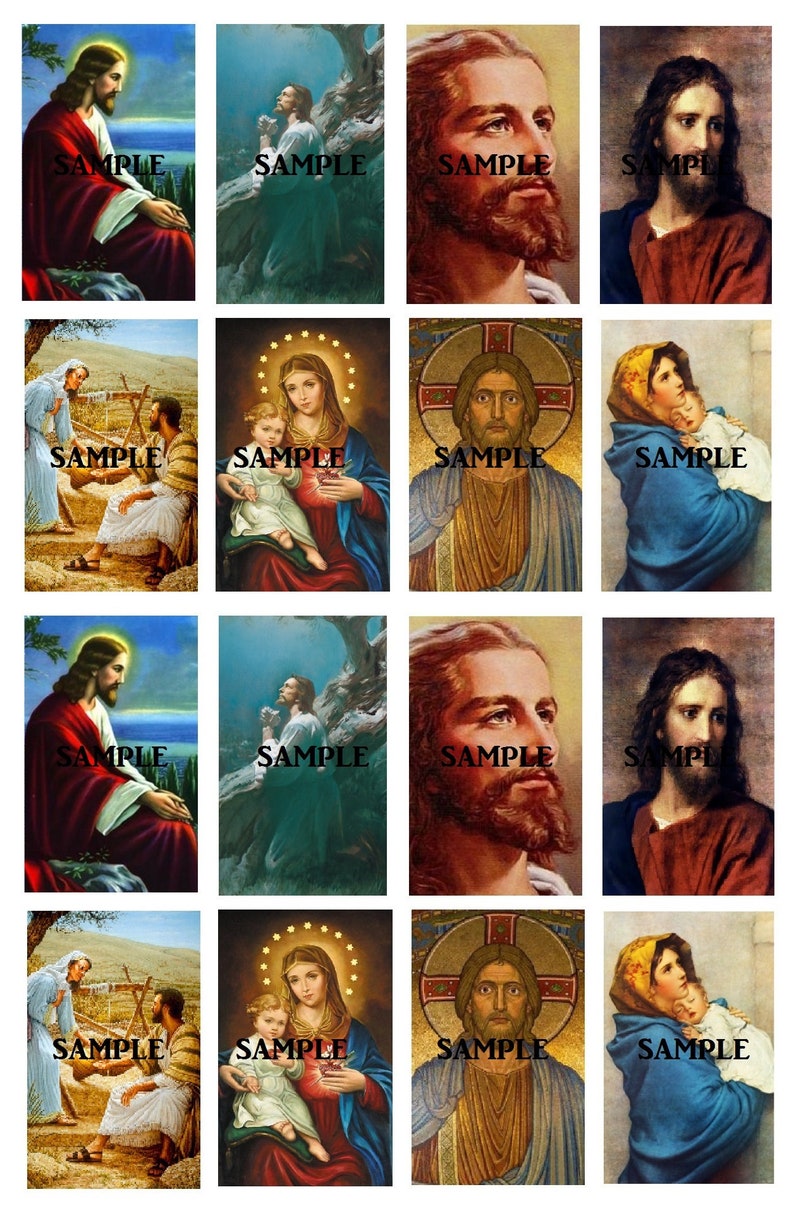 96pcs Vintage Jesus COLLAGE Kit Scrapbooking Journal Paper | Etsy