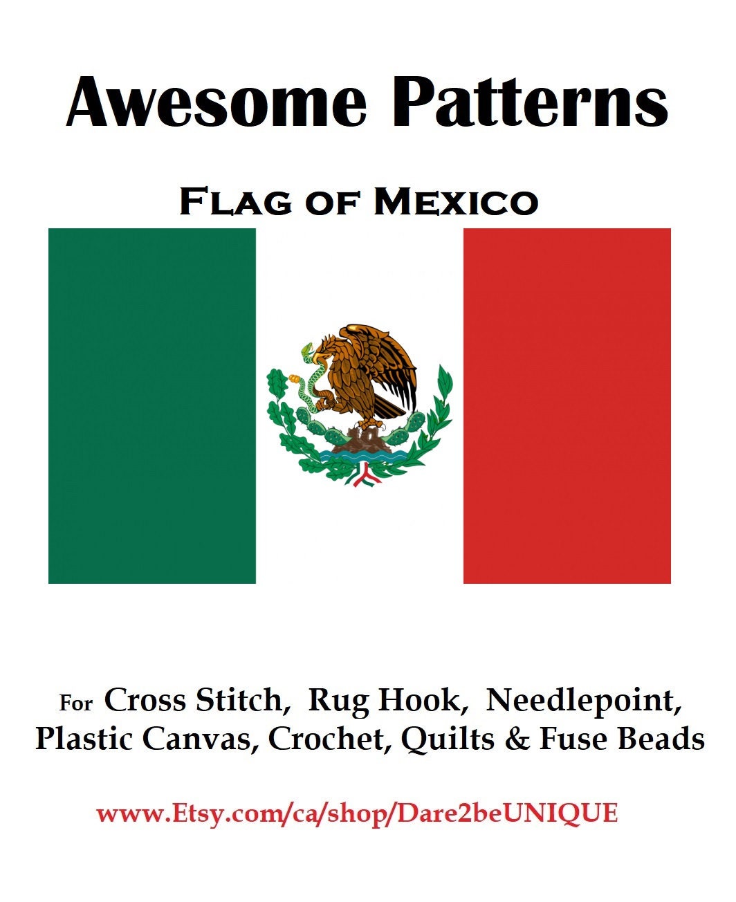 Flag PRINTABLE Cross Stitch PATTERN - Etsy