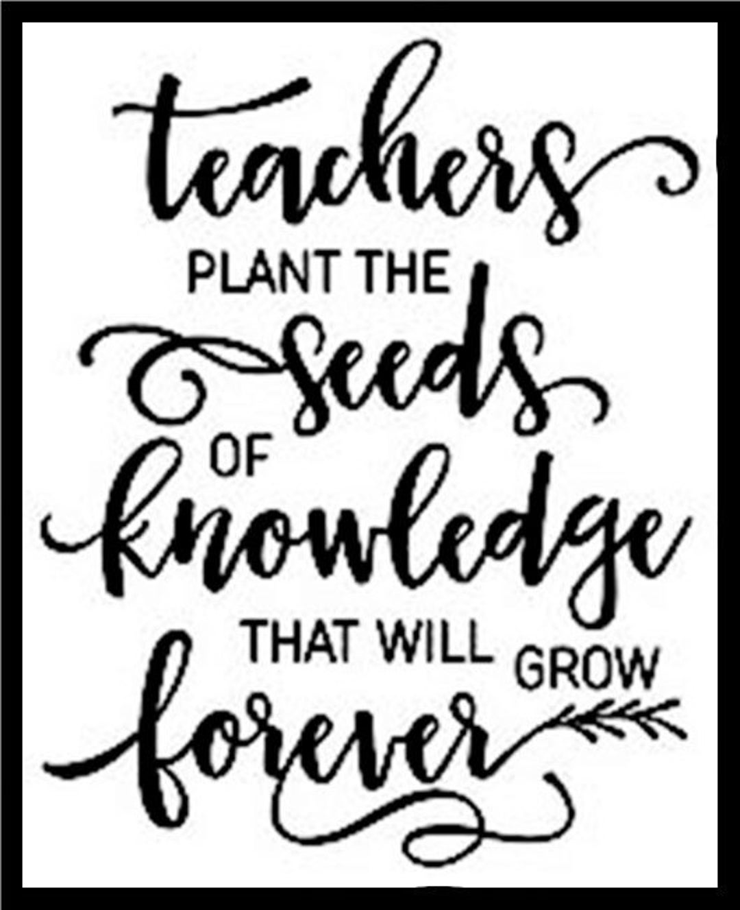 4 Teachers PATTERNS for Cross Stitch-rug Hooking-plastic Canvas ...