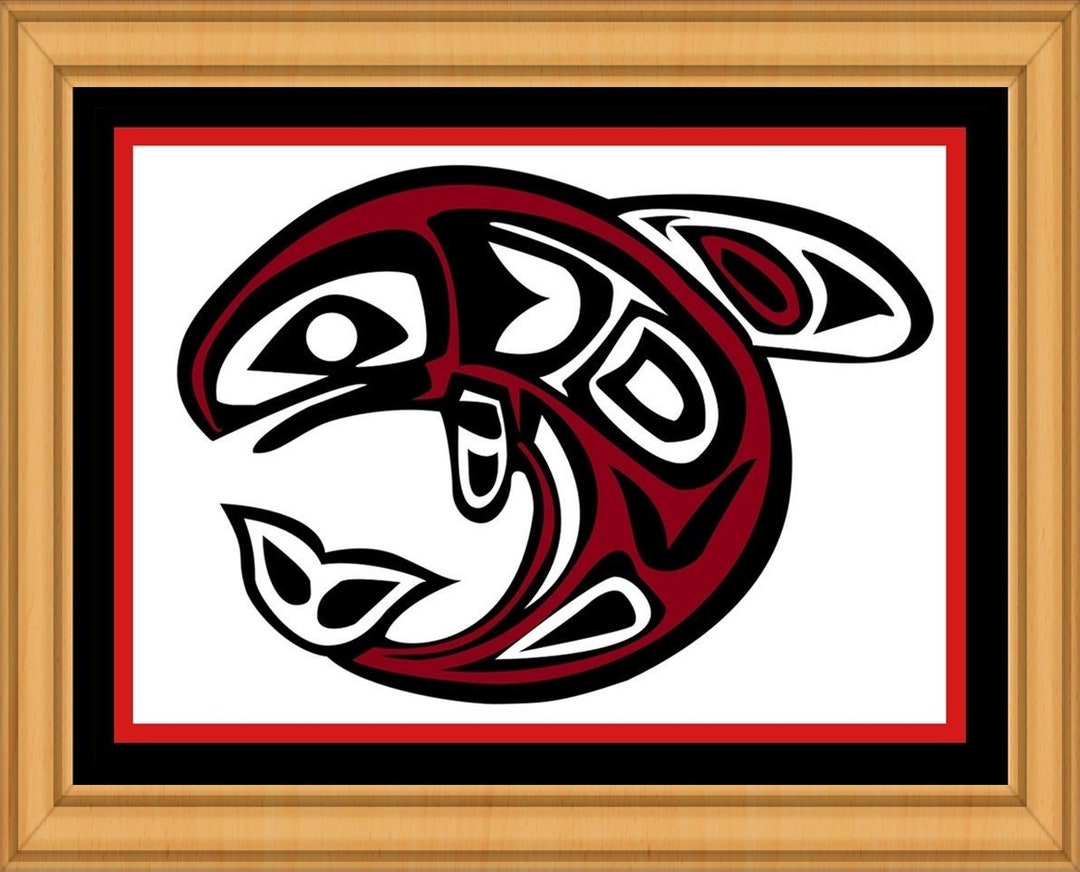 Salish Whale BEADWORK Patterns-perler + Bead Loom + Peyote + Brick ...