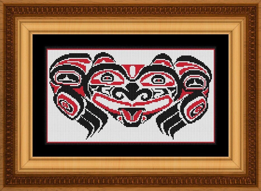 Salish Bear BEADWORK Pattern-perler Bead Loom Peyote - Etsy Australia