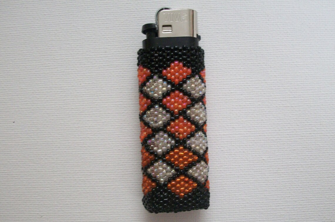 Beaded Lighter Cover Native Beadwork Lighters Native | Etsy