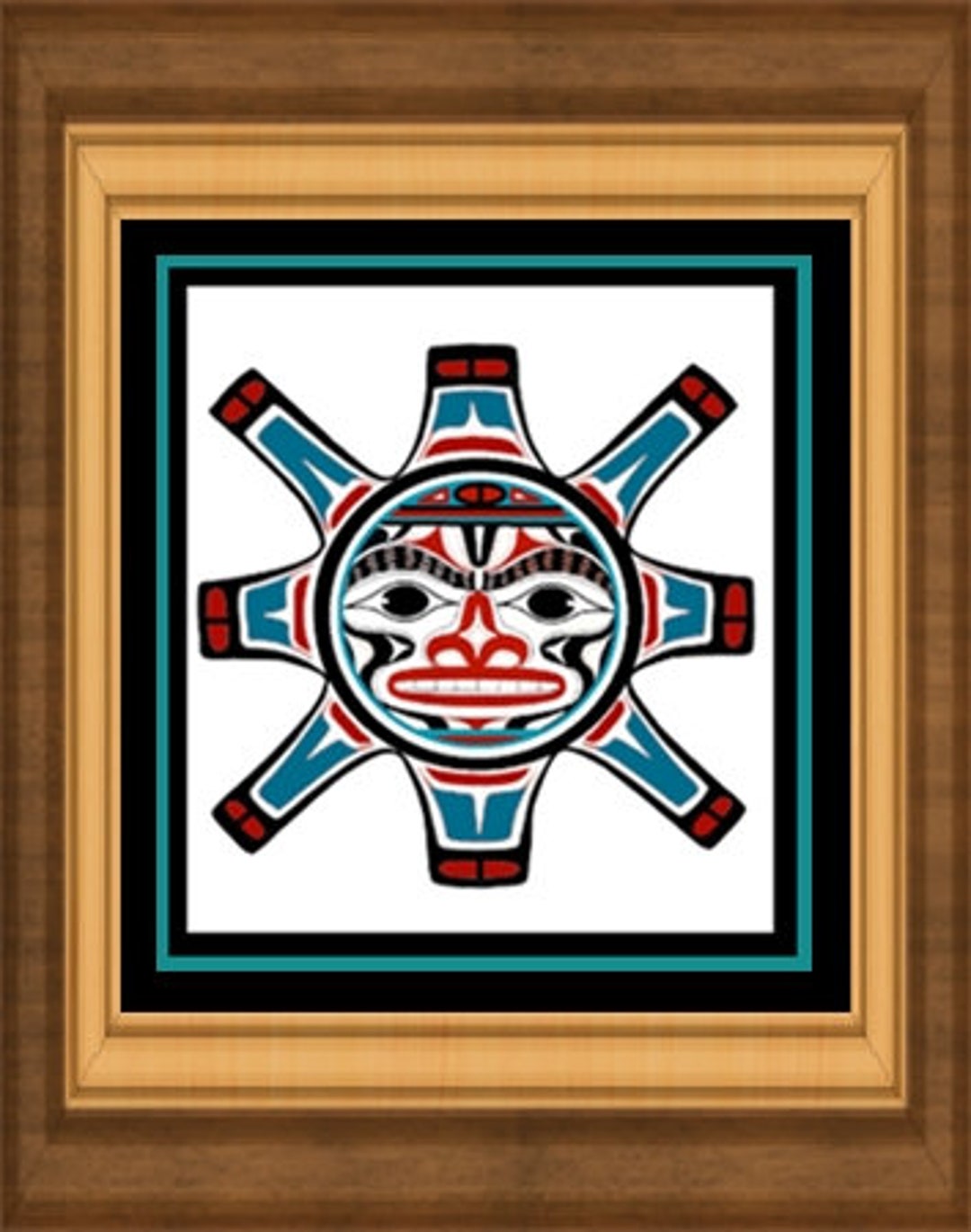 Salish Sun BEADWORK Tapestry Patterns-perler Bead Loom Peyote Brick ...