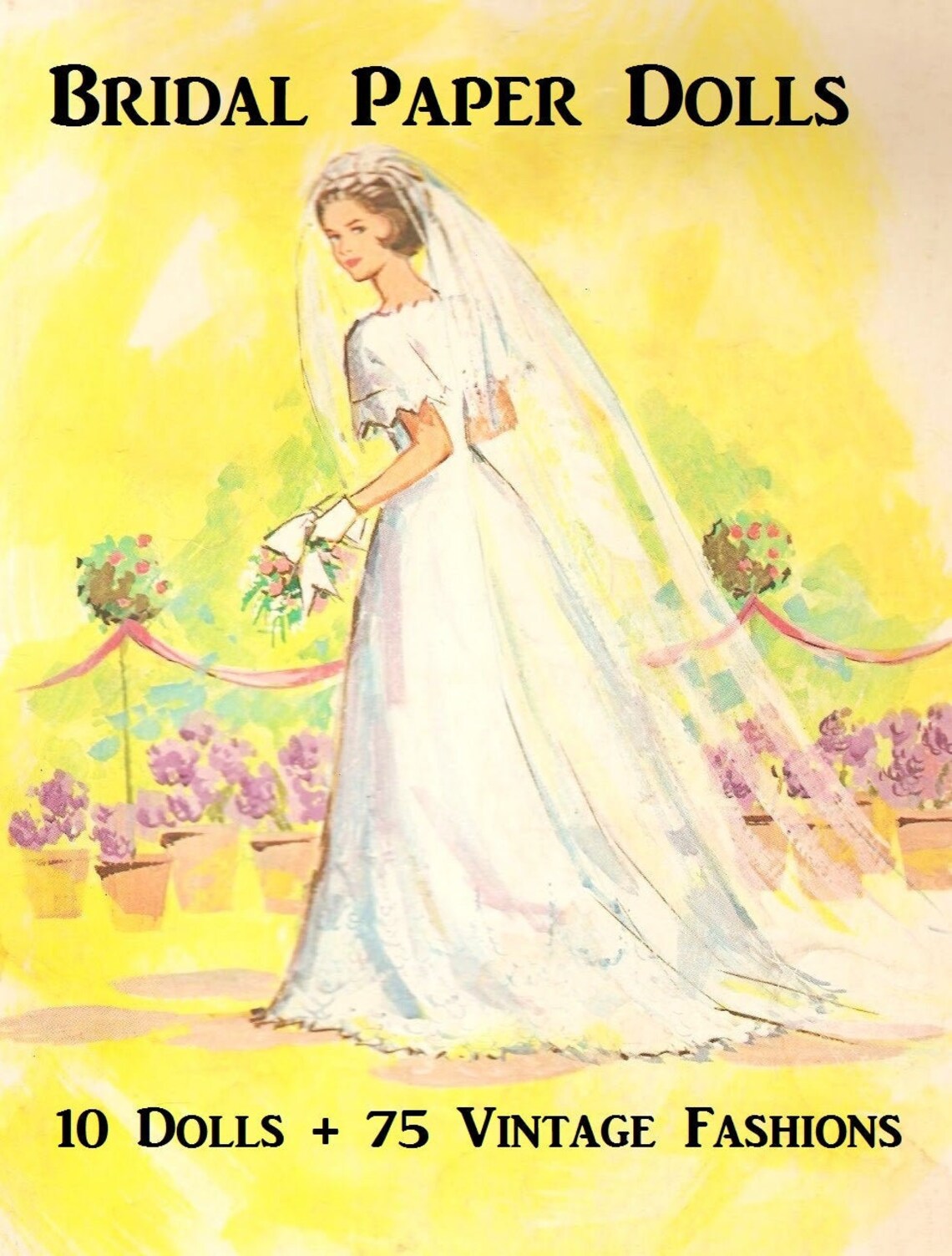 Vintage BRIDAL Paper Dolls DIGITAL Printable Pdf-10 Dolls - Etsy