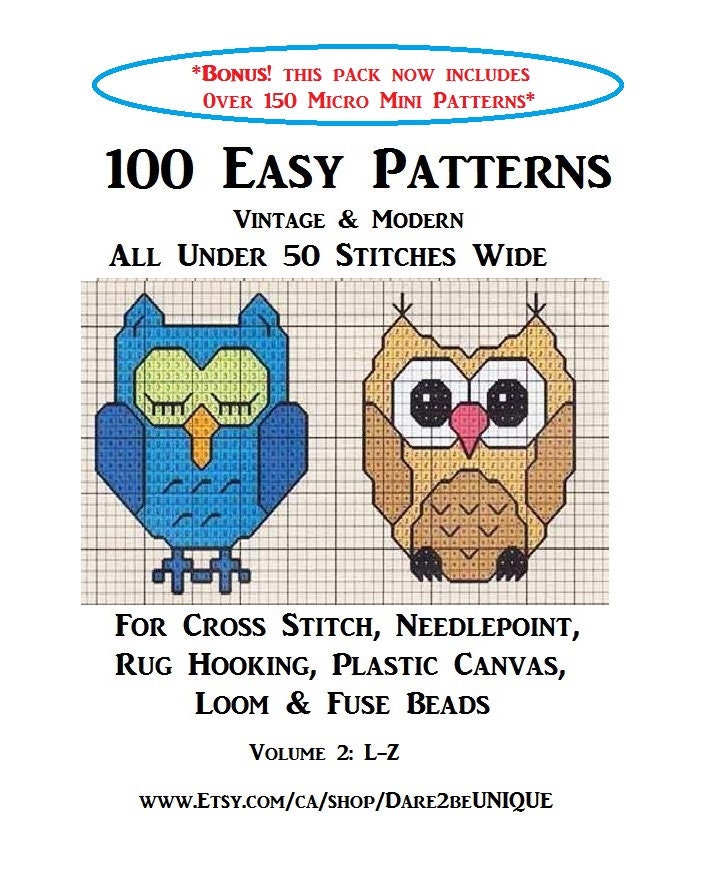 Crazy Cat Lady Cross Stitch PRINTABLE PATTERN Rug Hooking Plastic Canvas Needlepoint Tapestry ...