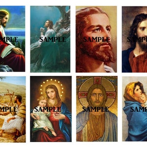 96pcs Vintage Jesus COLLAGE Kit, Scrapbooking Journal Paper Ephemera ...