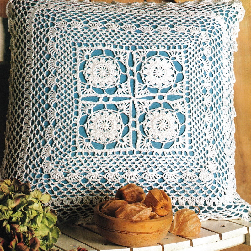 Crochet Lace Pillow - Etsy