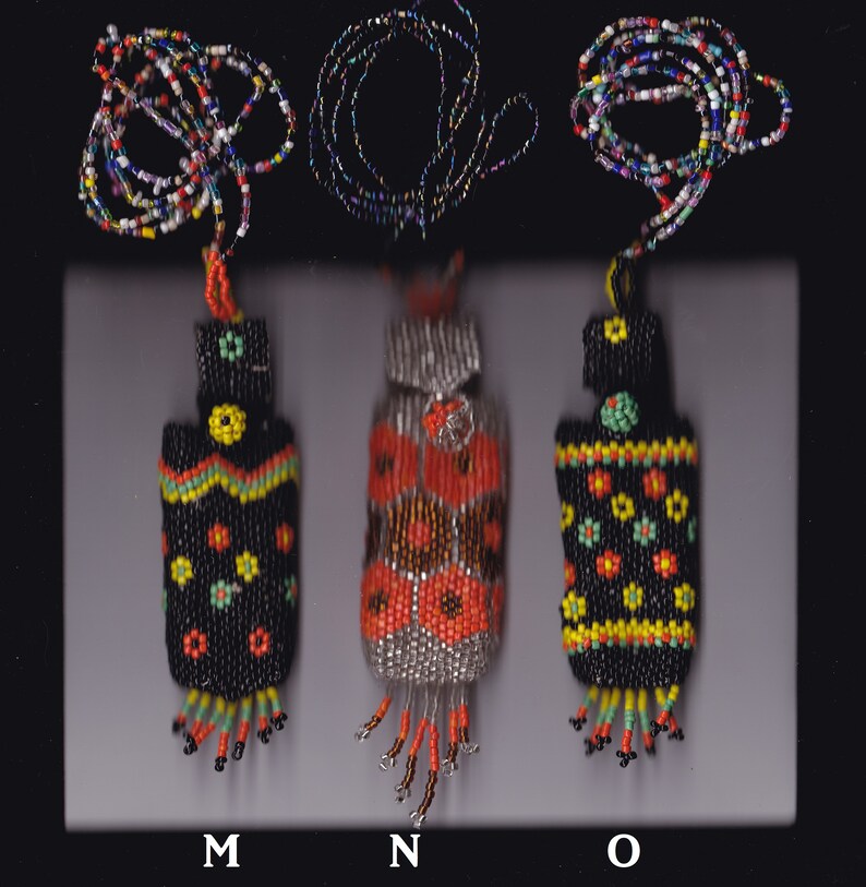 Beaded Lighter Case Necklace Native Beadwork Lighter Covers - Etsy