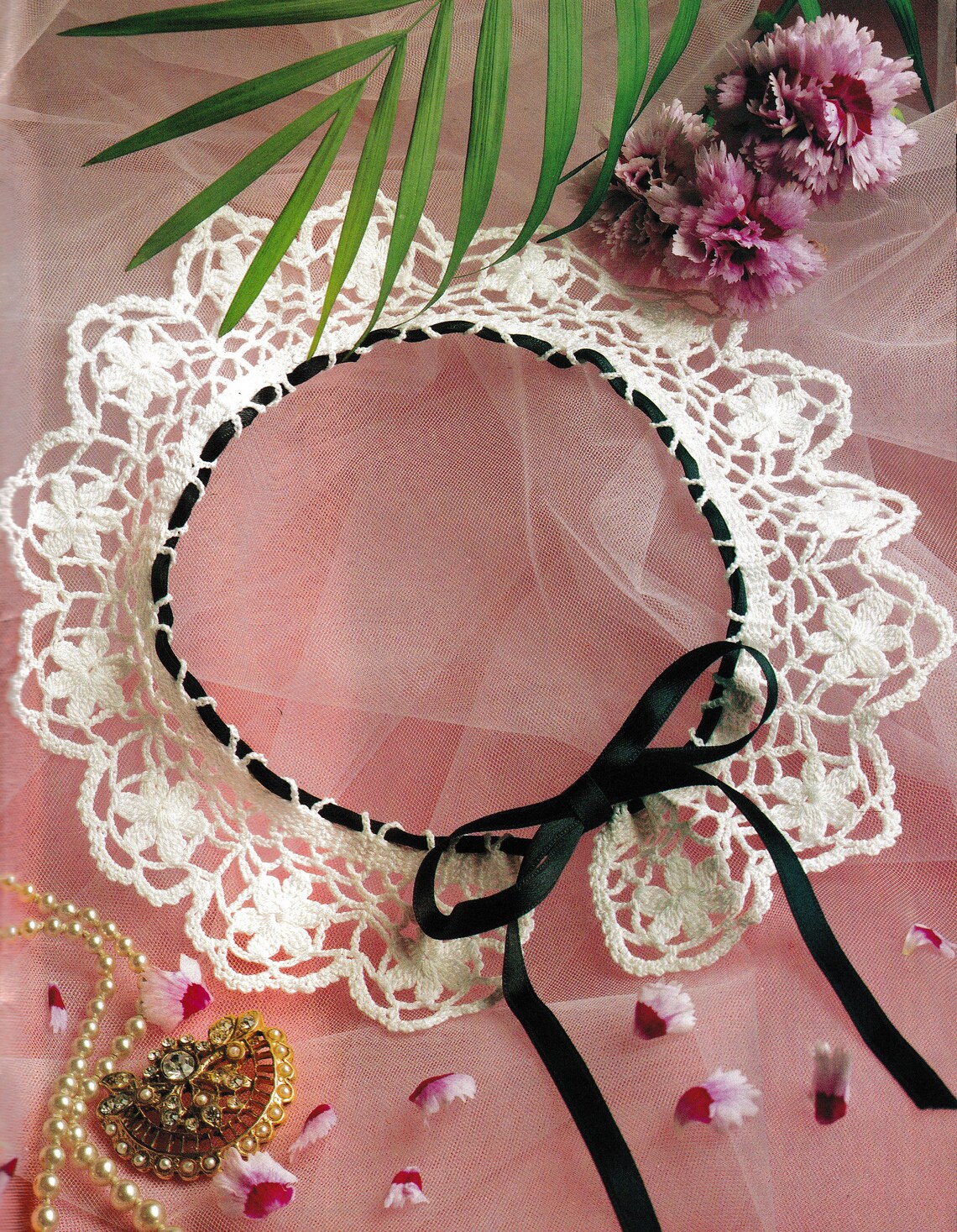 4 Victorian Collars Crochet Patterns Steampunk Lace Collar - Etsy