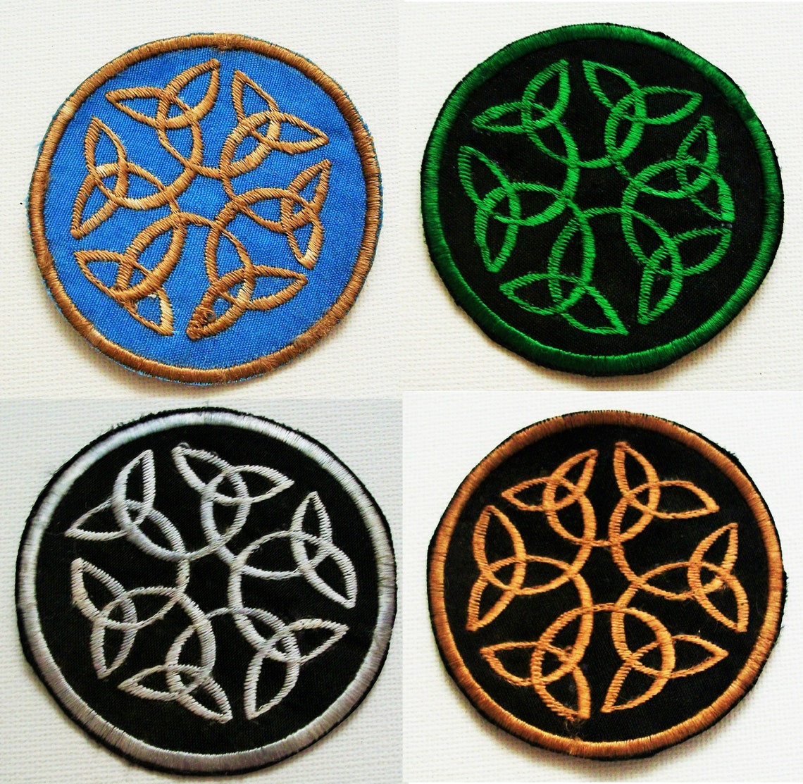 4 Celtic Patch Sew on Embroidered Patch 2.5 Celtic Knot - Etsy
