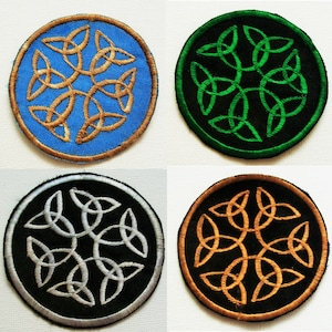 4 Celtic Patch Sew on Embroidered Patch 2.5" Celt Knot, Irish Art ...