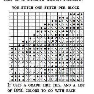 Salish Moon PRINTABLE Cross Stitch PATTERN Rug Hooking - Etsy