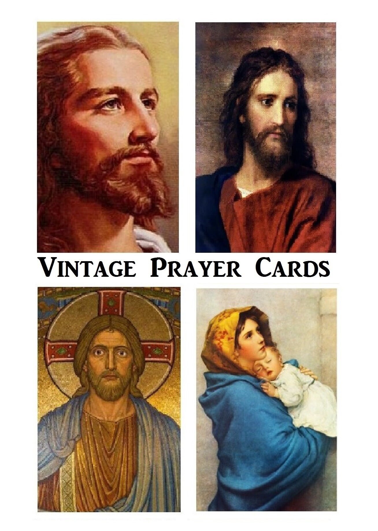 96pcs Vintage Jesus COLLAGE Kit Scrapbooking Journal Paper | Etsy