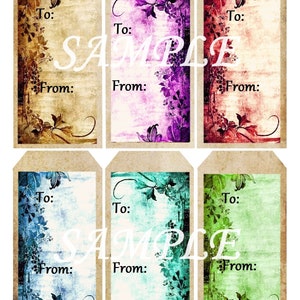 600 VICTORIAN Gift Tags Scrapbook Printable-vintage Photos & Art Prints ...