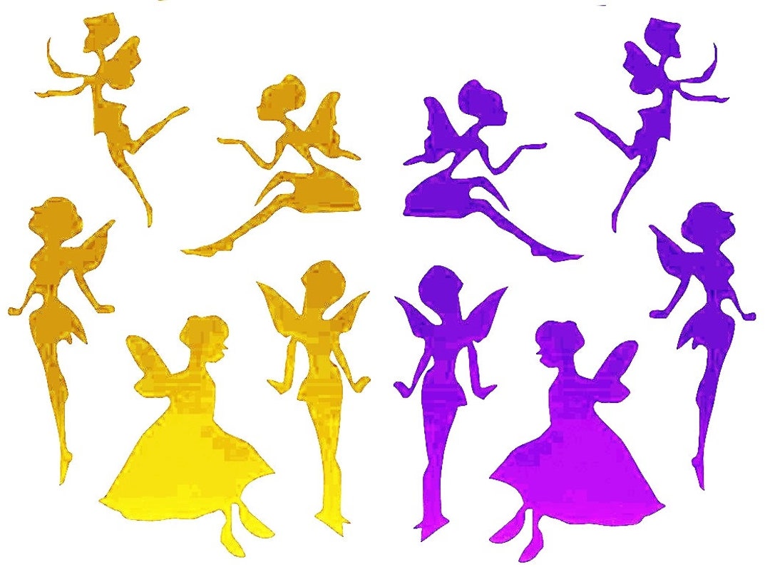 10 Fairy Stencils-diy Painting-drawing-embroidery-scrapbooking-cake ...
