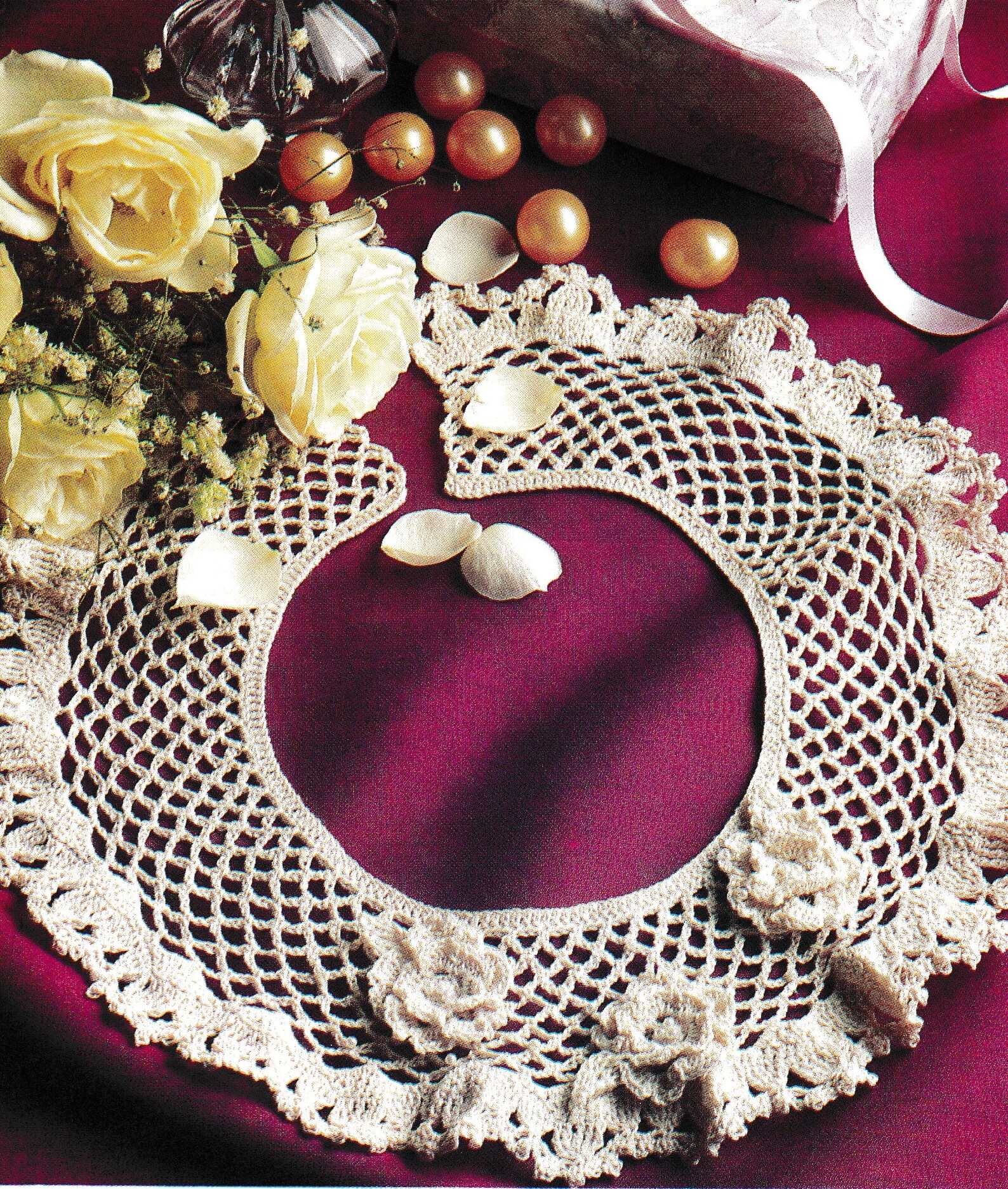 4 Victorian Collars Crochet Patterns Steampunk Lace Collar - Etsy