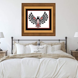 Salish Eagle PATTERN for Cross Stitch-needlepoint-rug Hooking-perler ...