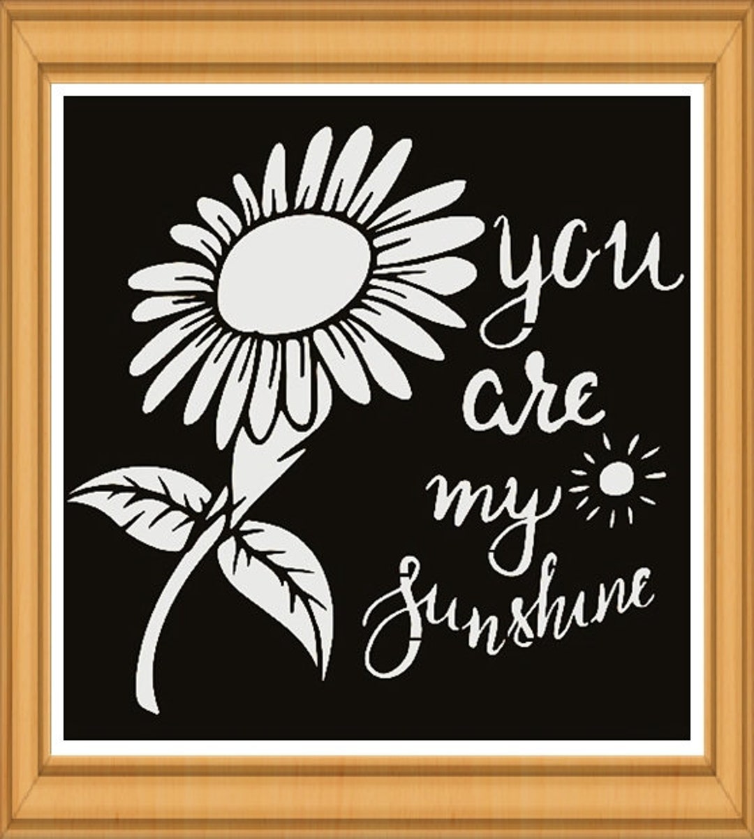 You Are My Sunshine BEADWORK Pattern-perler-bead Loom-peyote-brick ...