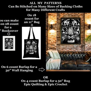 Ten Commandments PATTERN, Counted Cross Stitch, Rug Hooking, Plastic ...