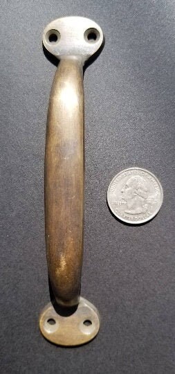 Solid Brass Antique Style Lg. Strong File Cabinet Handle - Etsy
