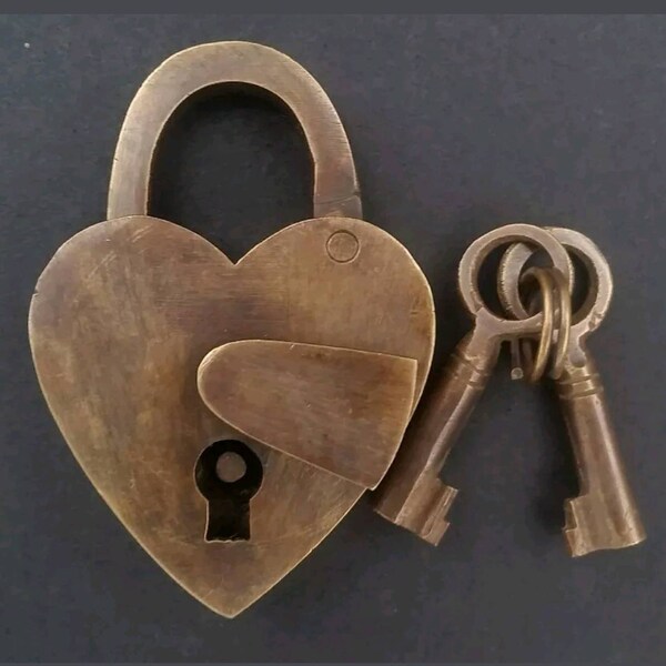 Heart Shaped Lock - Etsy