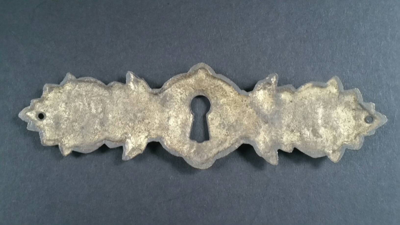 2 Antique French Brass Escutcheons hardware Ornate Fancy - Etsy