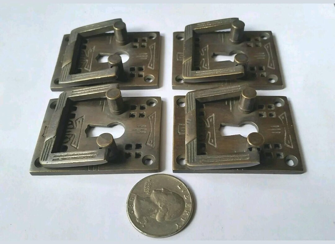 4 X Arts and Crafts / Mission Handles Vertical 2 Frank Lloyd Wright ...