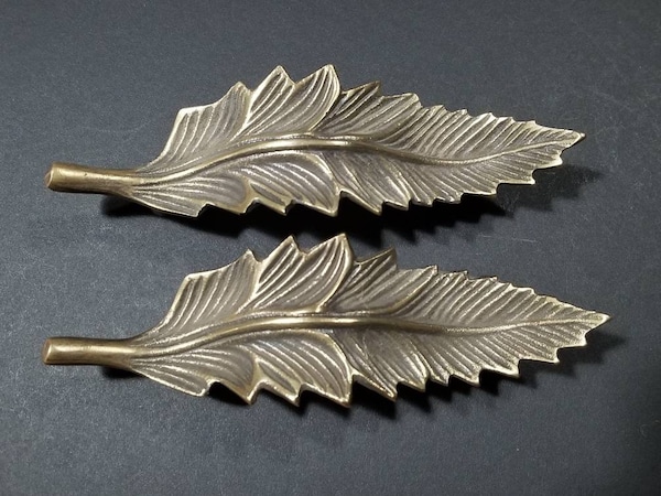 Gold Ginkgo Leaf Knobs for Cabinet Dresser Pulls Knobs Leaves - Etsy