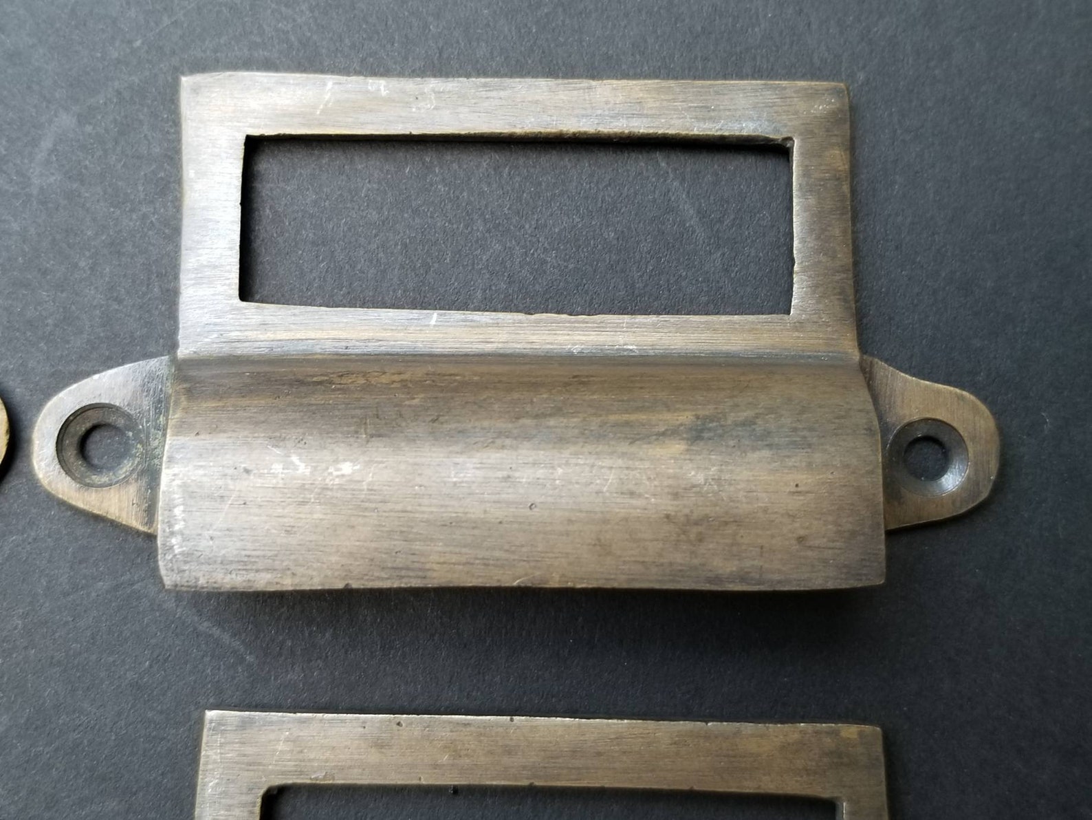 4 X Antique Vintage Card File Cabinet Handle File Label - Etsy