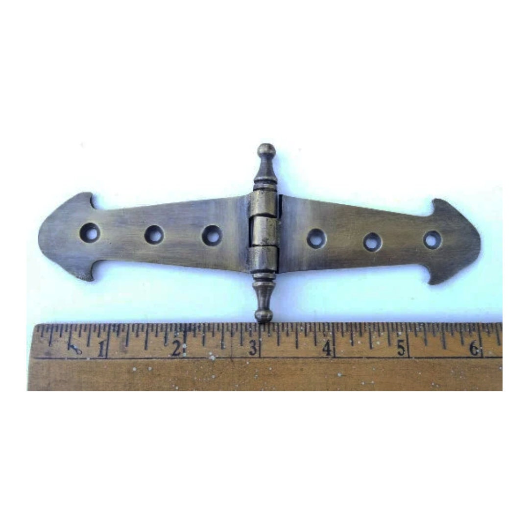 Brass Rustic Hinge Antique Vintage Style Door Trunk Box Chest - Etsy