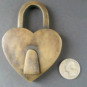 Heart Shaped Love Lock, Commitment Lock, Paris Bridge Lock, Valentine ...