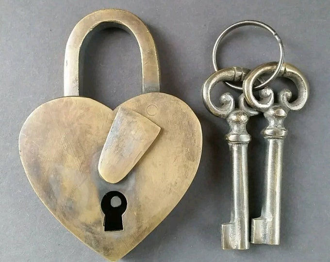 Heart Shaped Love Lock, Commitment Lock, Paris Bridge Lock, Valentine ...