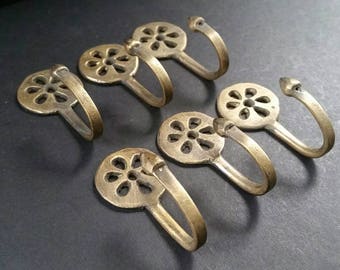 Solid Brass Hooks | Etsy