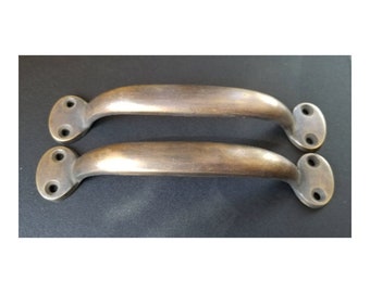 Solid Brass Vintage Antique Large Strong File Cabinet Handle | Etsy