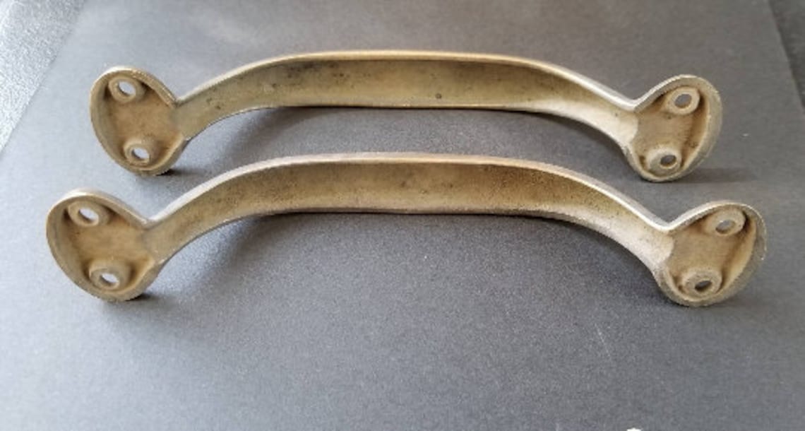 Solid Brass Antique Style Lg. Strong File Cabinet Handle - Etsy