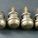 4 X Solid Brass SMALL Stacking Barrister Bookcase 7/16dia Knobs Drawer ...