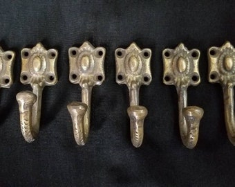 Solid Brass Hooks | Etsy