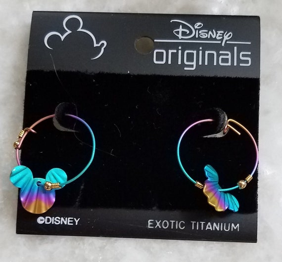 Vintage MICKEY MOUSE Disney / Spectore Titanium Earri… - Gem
