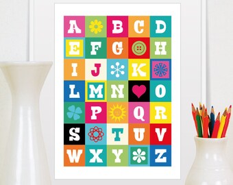 Minnesota Alphabet Nursery Art Print, Nursery Print, ABC Poster ...