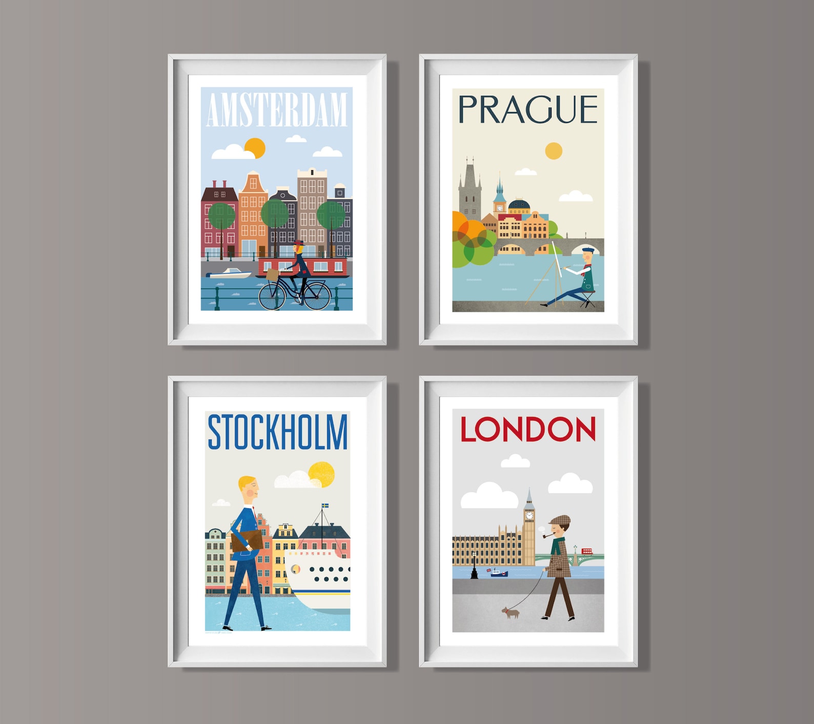 City Art City Prints Travel Poster Travel Decor Travel - Etsy