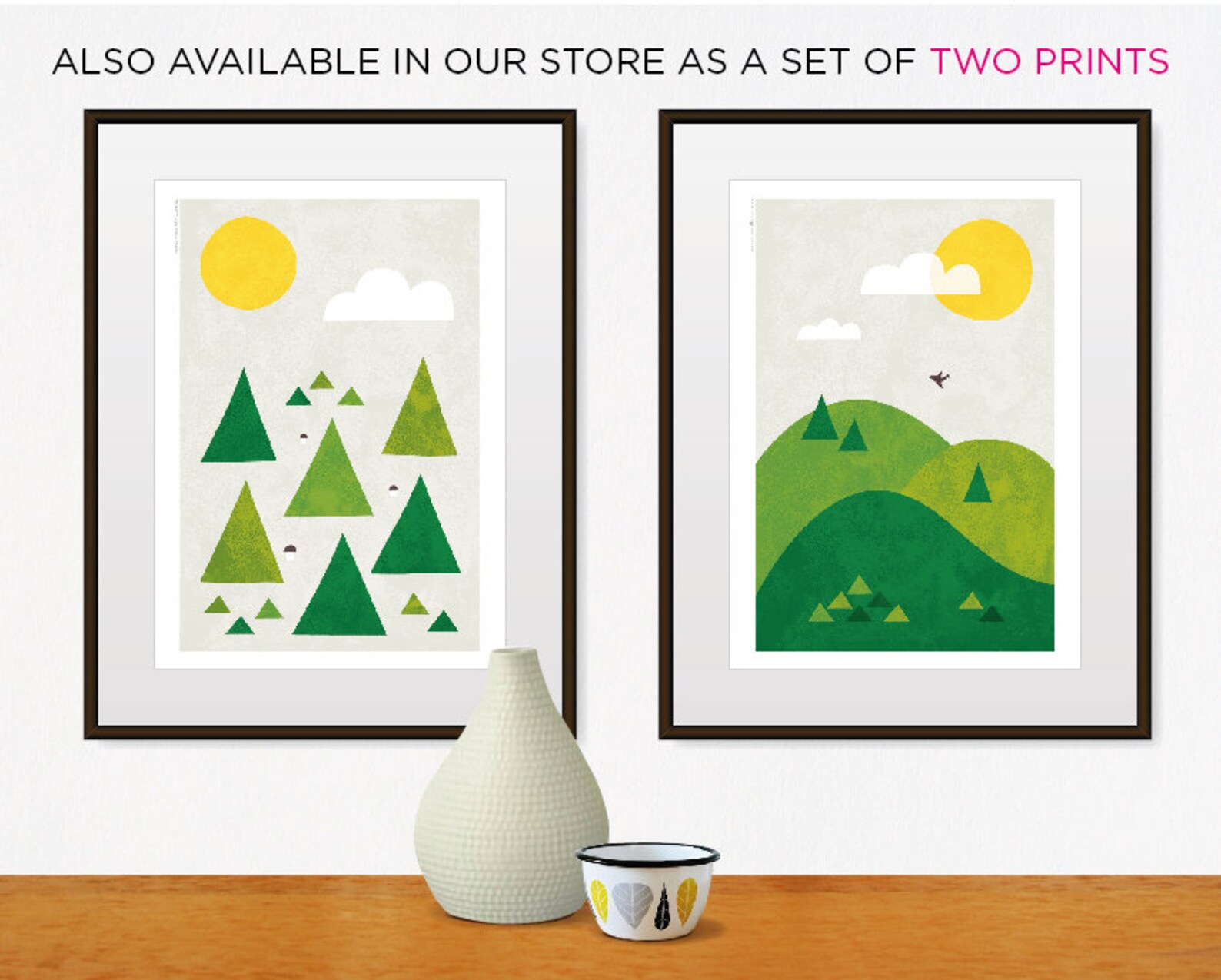 Nature art print nature wall art forest art wall art | Etsy