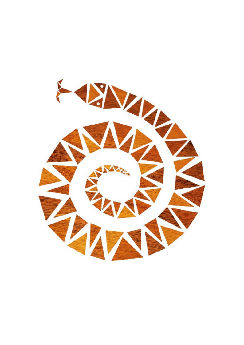 Snake print snake poster wall art animal nursery art | Etsy