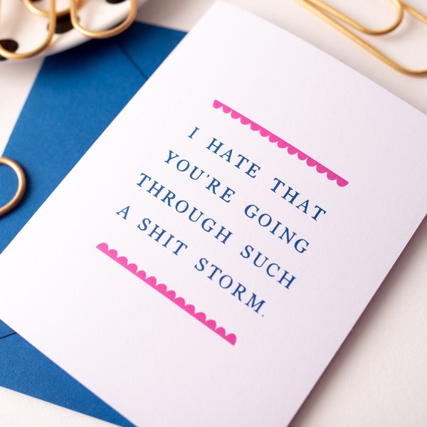 Tough Times Card - Etsy
