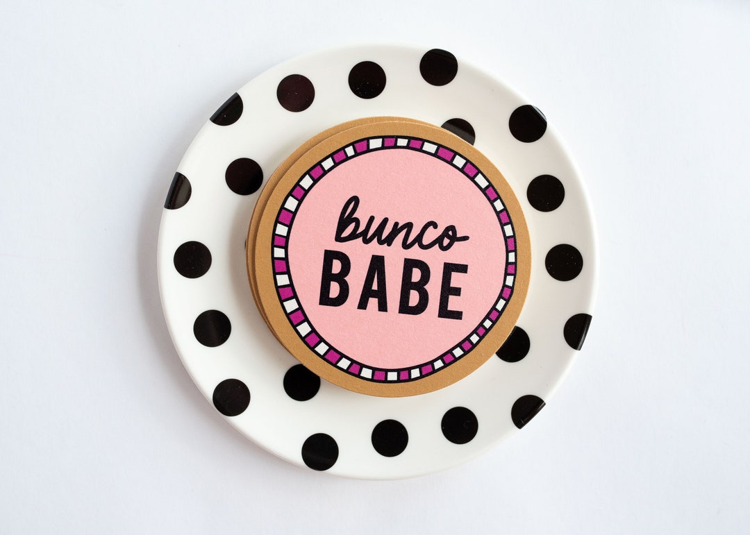 Bunco Club, Coaster Set, Stocking Stuffer, Gift for Club, Dice, Hosting ...