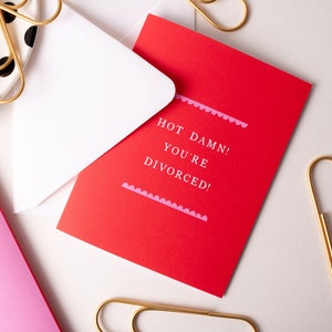 Divorce Card, Happy Divorce, End of Marriage, Thinking of You, Greeting ...