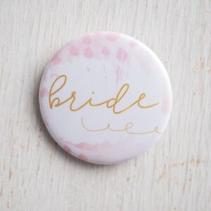 Bachelorette Party Bride Pin Flare Button Bridal Party Button Team ...