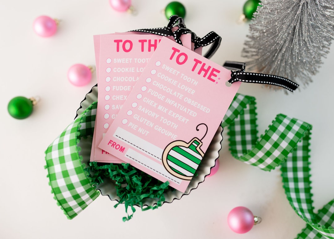 Cookie Swap, Holiday Baking, Cookie Tray, Oversized Tag, Traditions ...